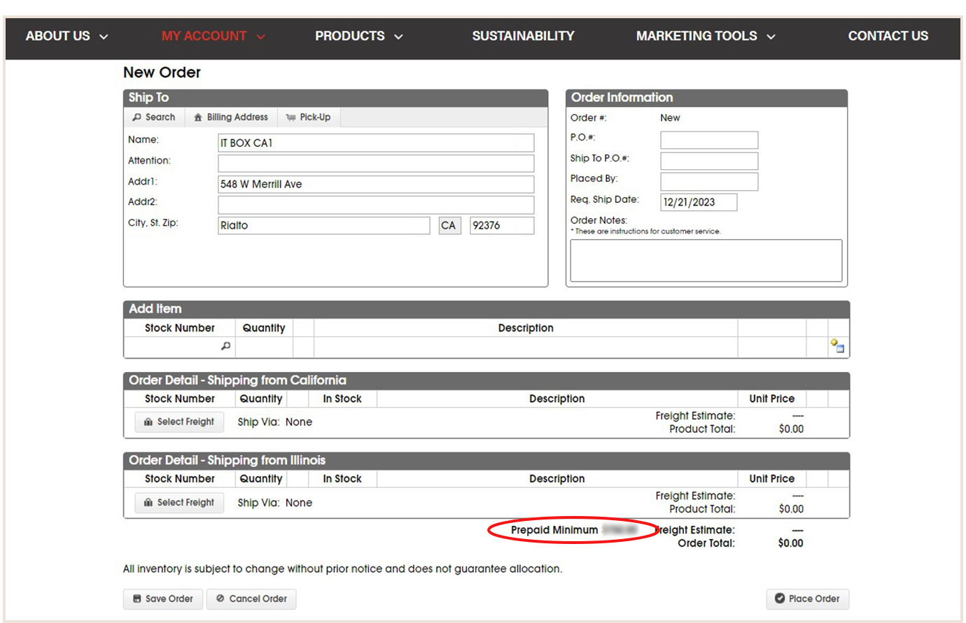 BOXPARTNERS.COM Guide How To Place Orders