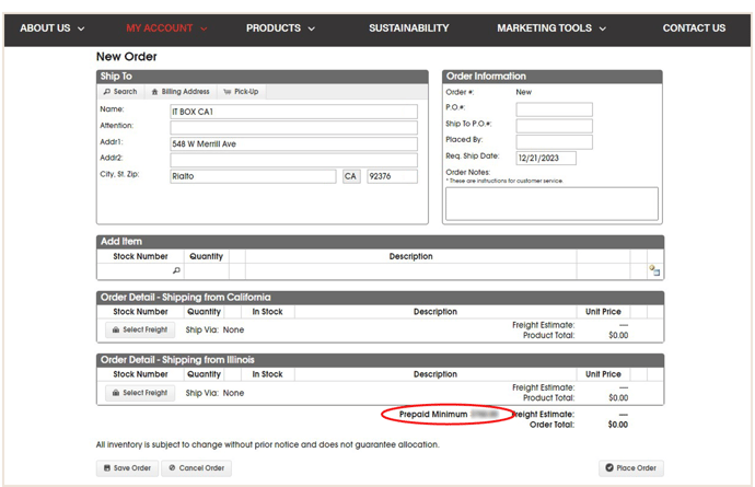 BOXPARTNERS.COM Guide How To Place Orders